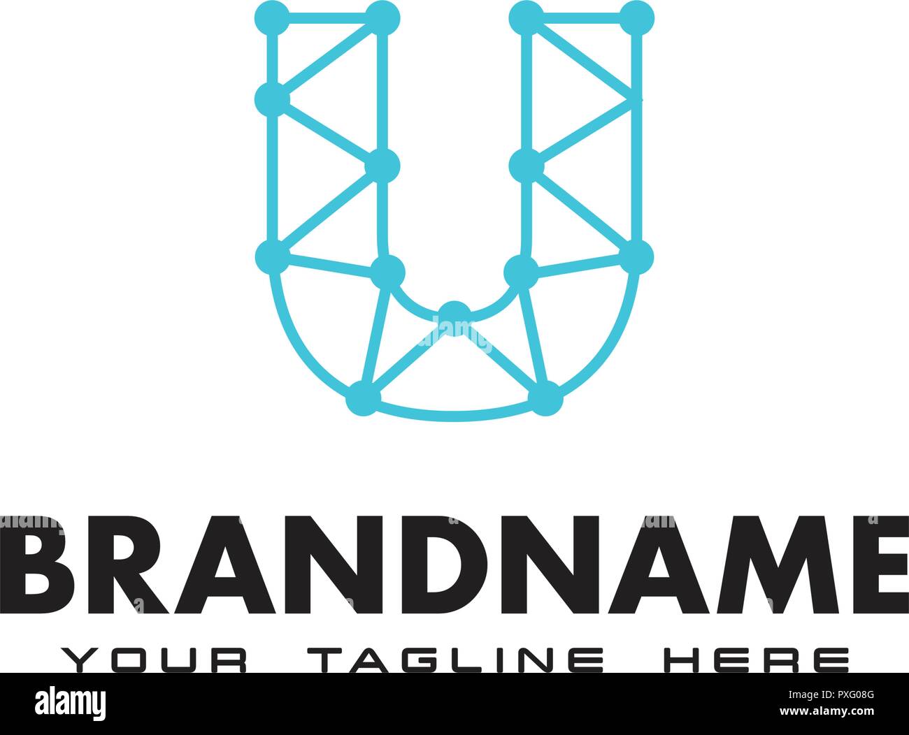 Connection logo hi-res stock photography and images - Alamy