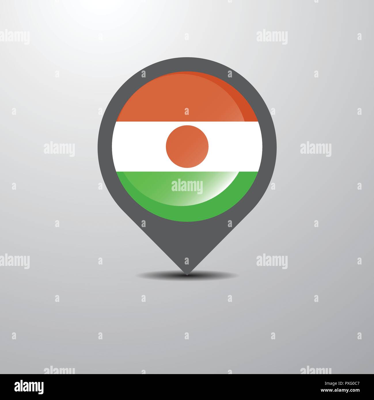 Niger Map Pin High Resolution Stock Photography and Images - Alamy