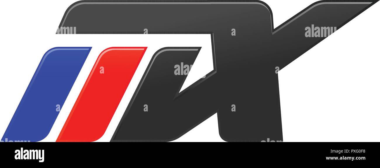 letter MX racing logo design template Stock Vector Image & Art - Alamy