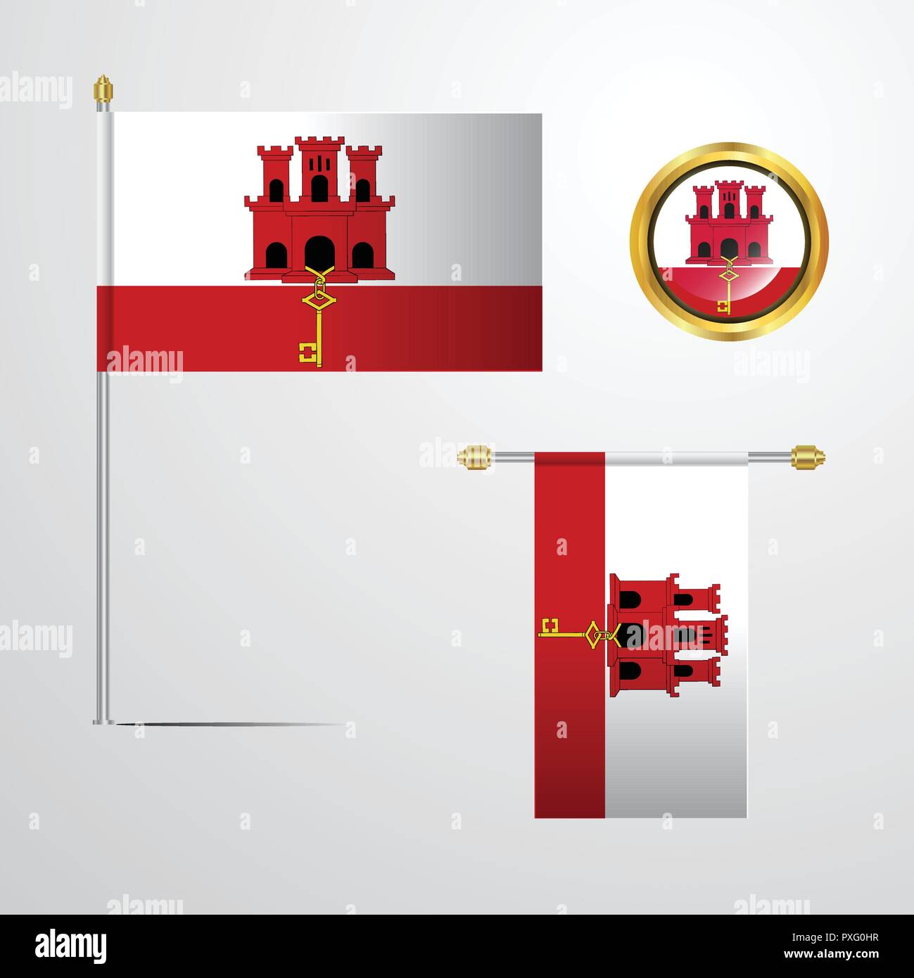 White background and gibraltar Stock Vector Images - Alamy