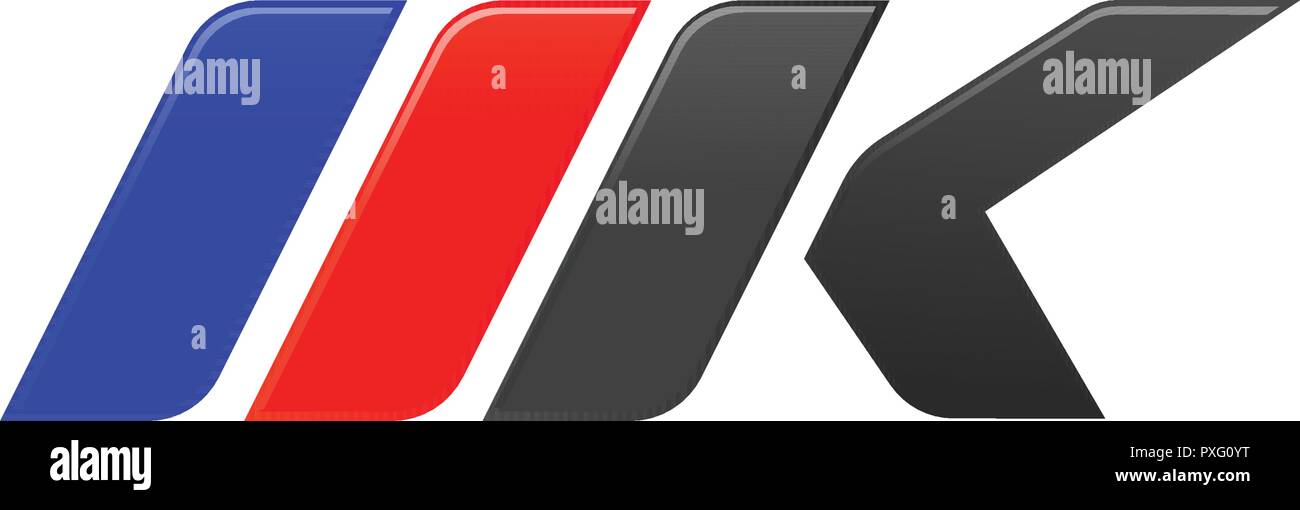 letter MKP racing logo design template Stock Vector Image & Art - Alamy