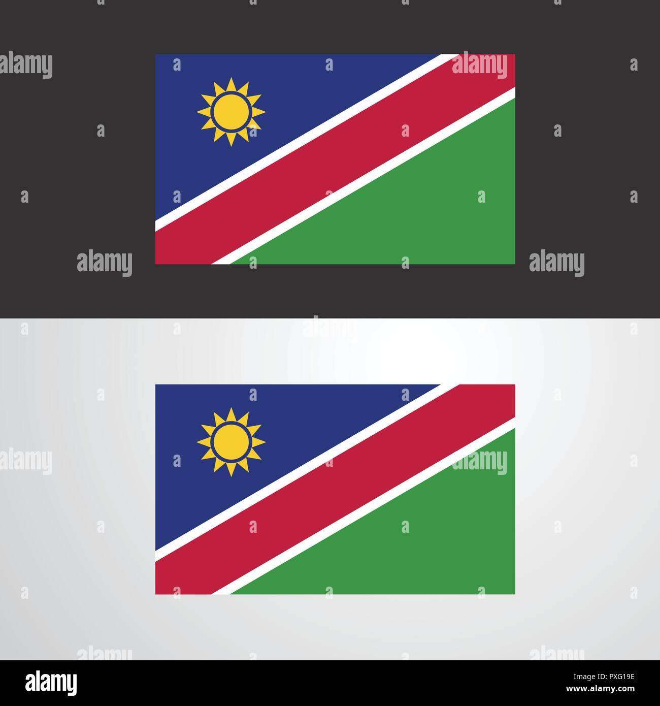 Wavy namibian flag hi-res stock photography and images - Alamy