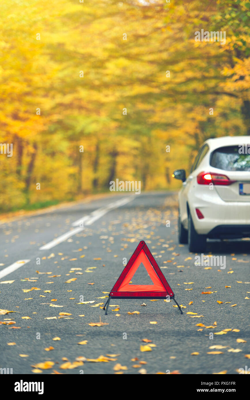 Broken road sign side road hi-res stock photography and images - Alamy