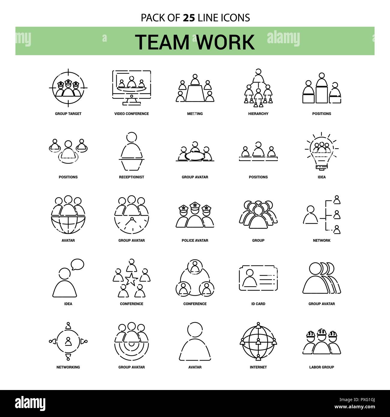 Dashed line person Stock Vector Images - Alamy