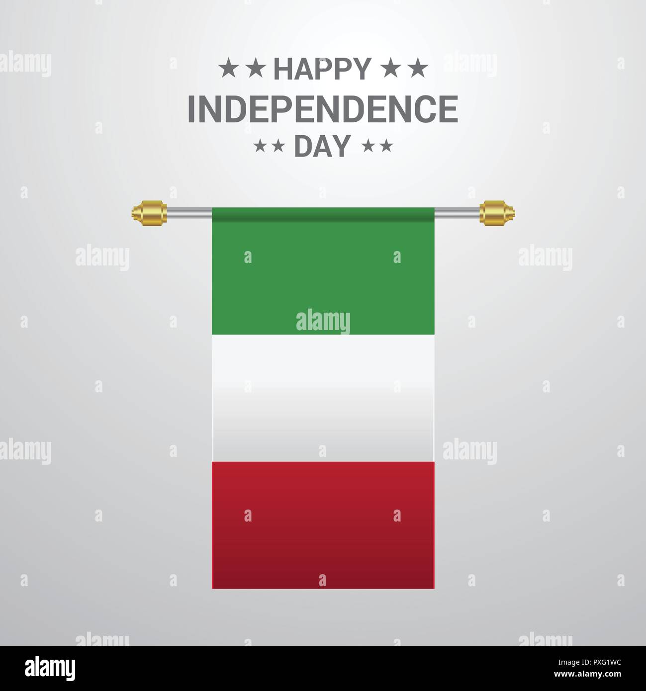 Italy Independence day hanging flag background Stock Vector Image & Art ...
