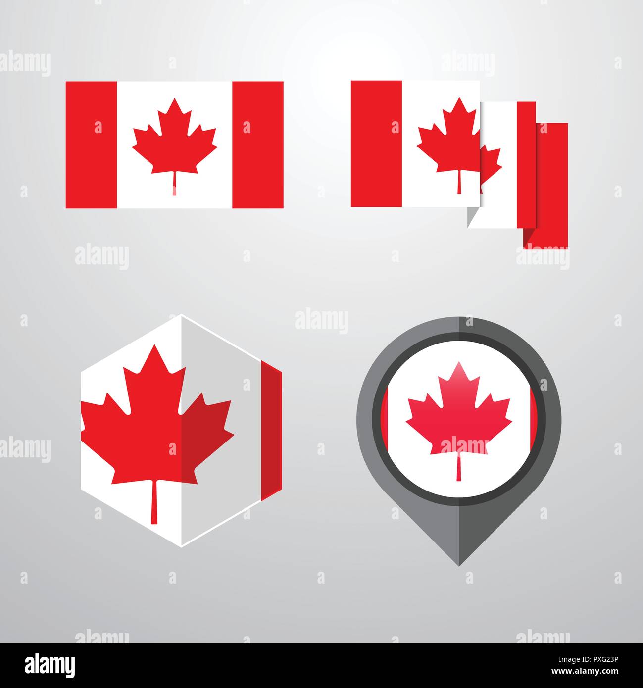 Made canada logo Stock Vector Images - Alamy