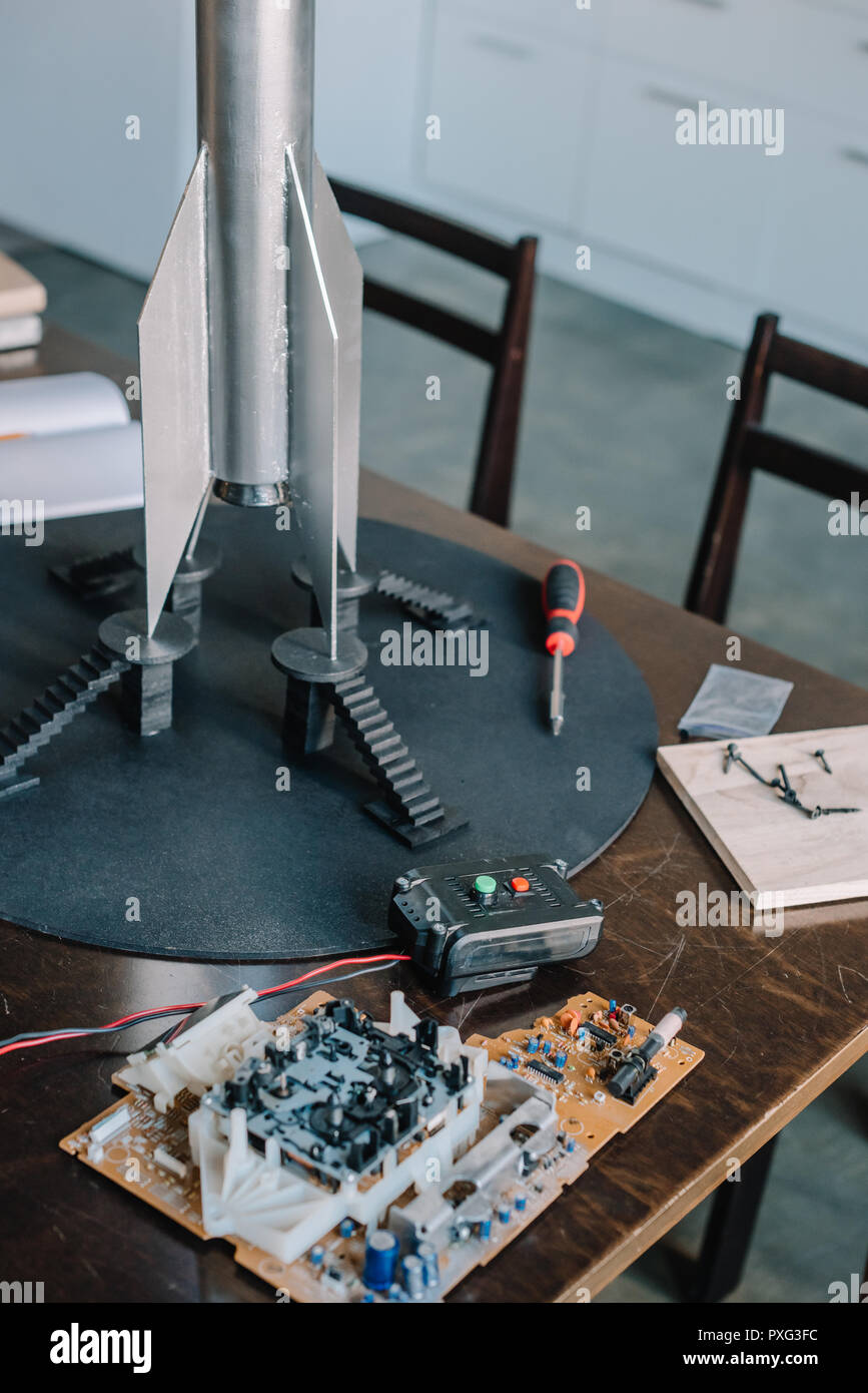 Handcraft rocket table hi-res stock photography and images - Alamy