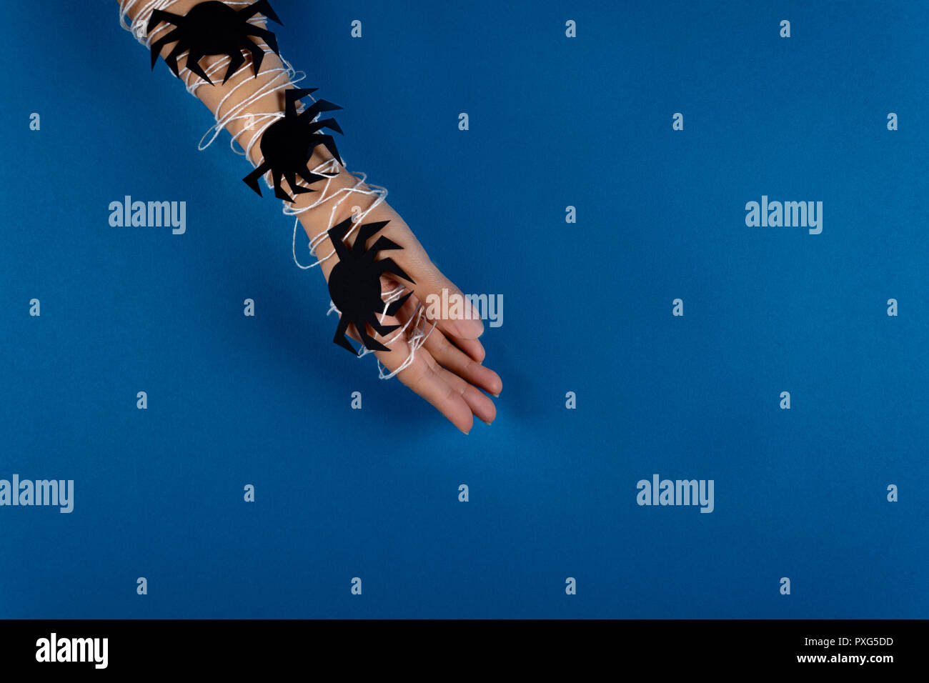 Woman spider hand hi-res stock photography and images - Alamy