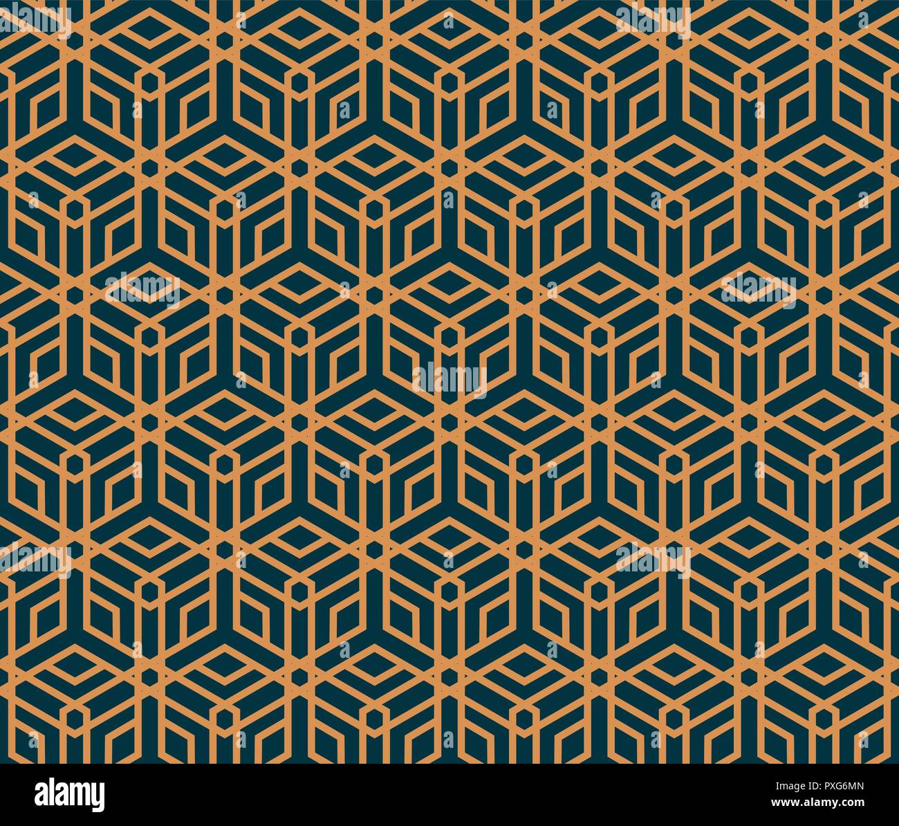 Vector seamless pattern. Modern stylish abstract texture. Repeating geometric tiles from striped ...