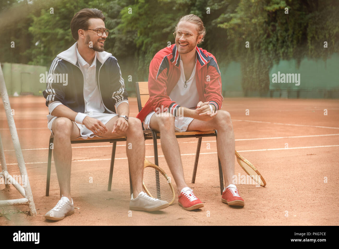 Tennis Players Chairs High Resolution Stock Photography and Images - Alamy