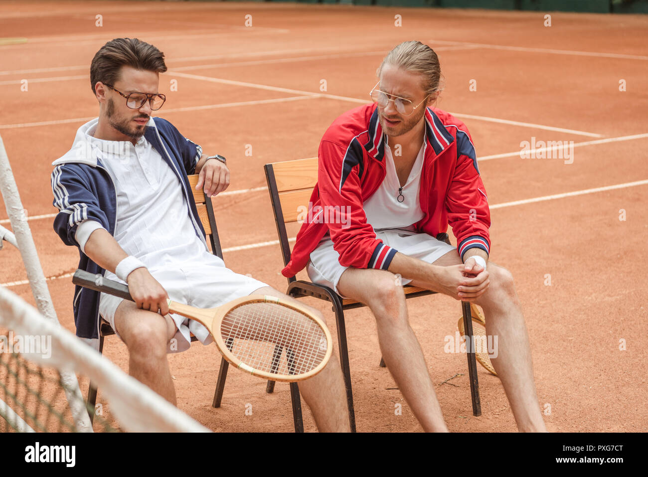 Tennis Players Chairs High Resolution Stock Photography and Images - Alamy