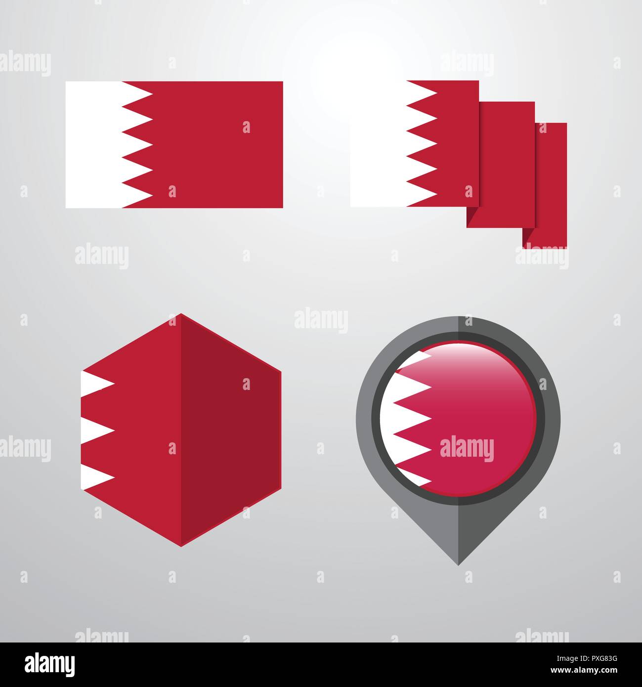 Bahrain logo emblem hi-res stock photography and images - Alamy