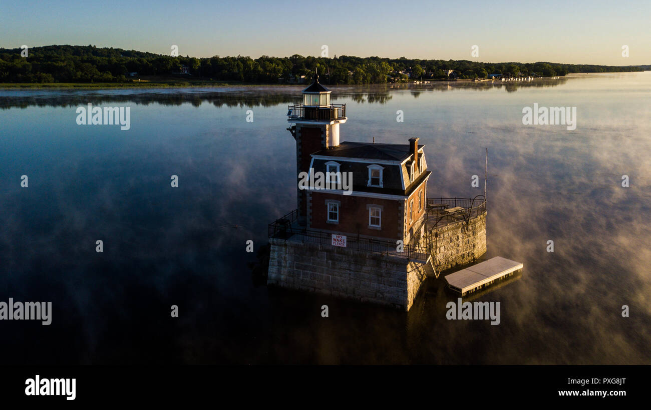 Hudson athens lighthouse hi-res stock photography and images - Alamy