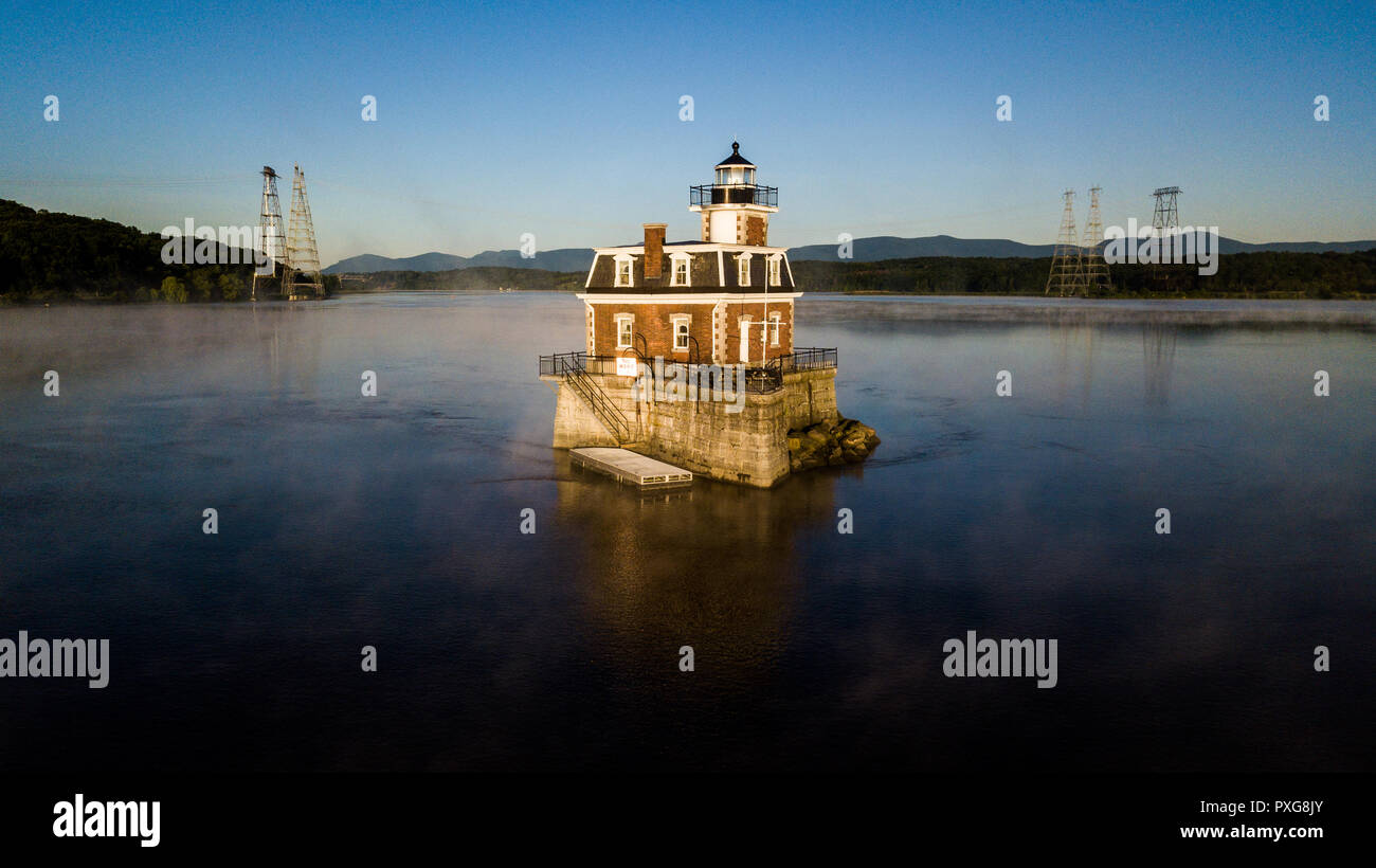 Hudson athens lighthouse hi-res stock photography and images - Alamy