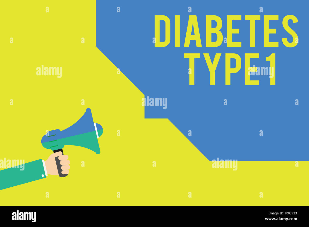 Word writing text Diabetes Type 1. Business concept for condition in ...
