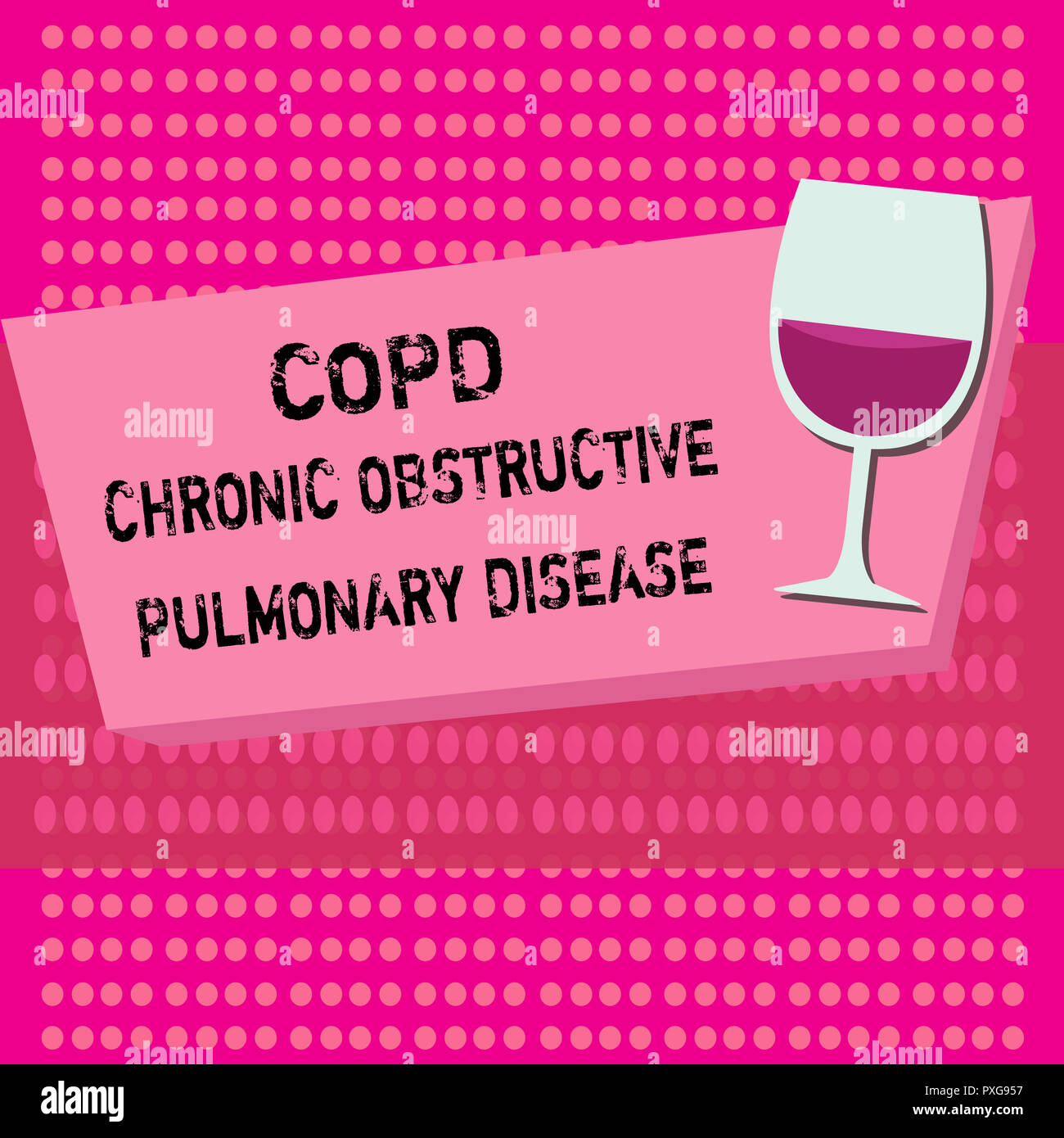 Text sign showing Copd Chronic Obstructive Pulmonary Disease ...
