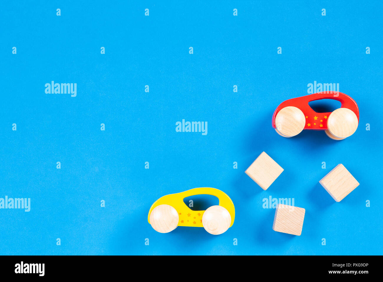 Toy blocks isolated top view hi-res stock photography and images - Alamy