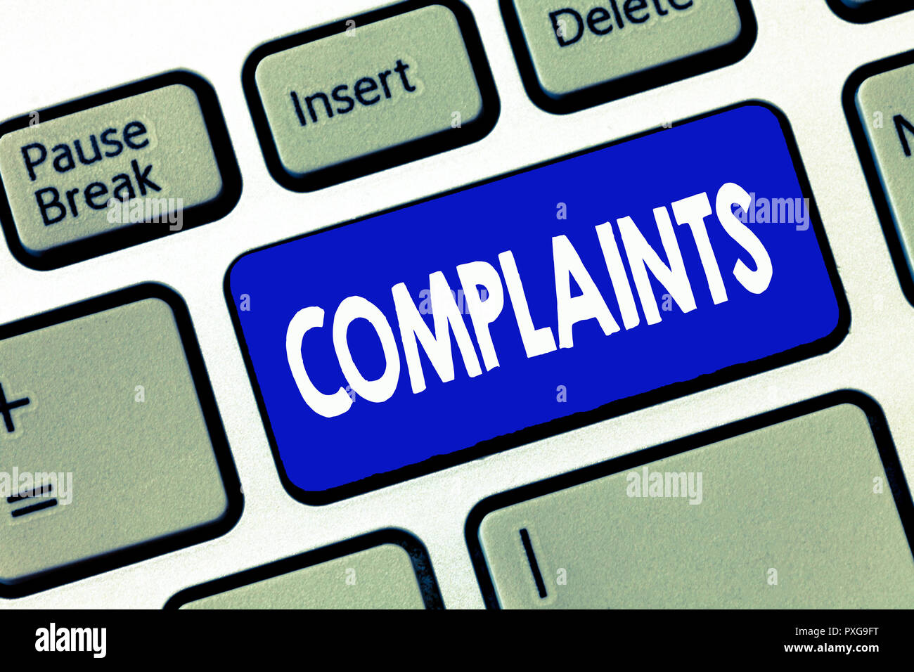 Complaint form complain hi-res stock photography and images - Alamy