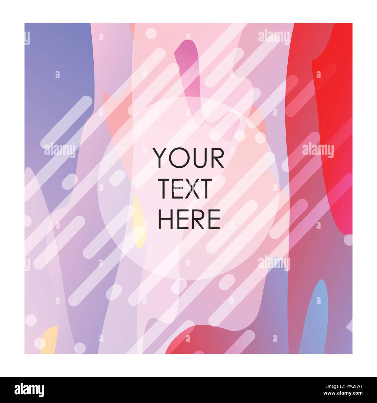 Colorful background with typography design vector Stock Vector Image ...