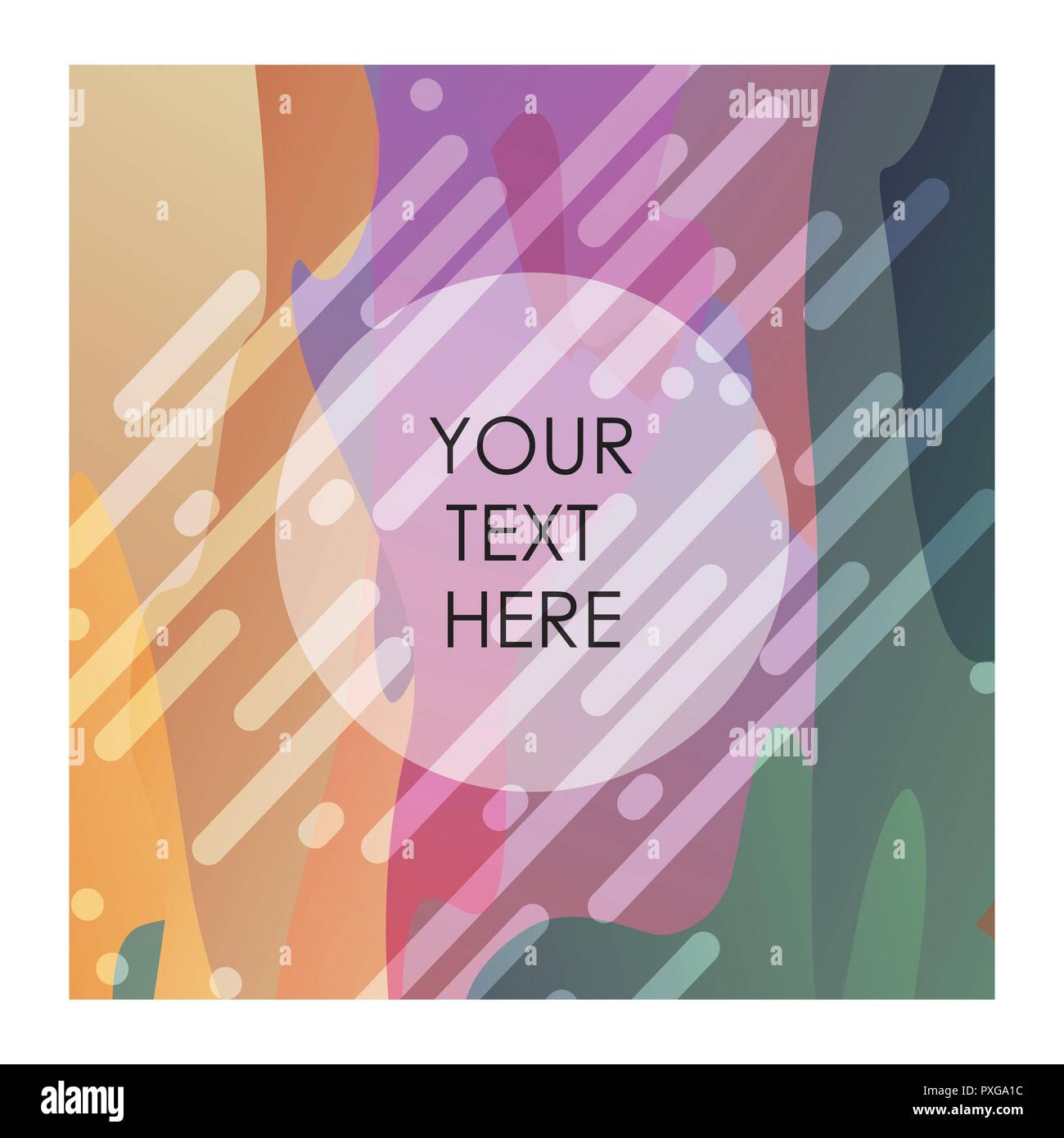 Multicolor background with typography vector Stock Vector Image & Art ...