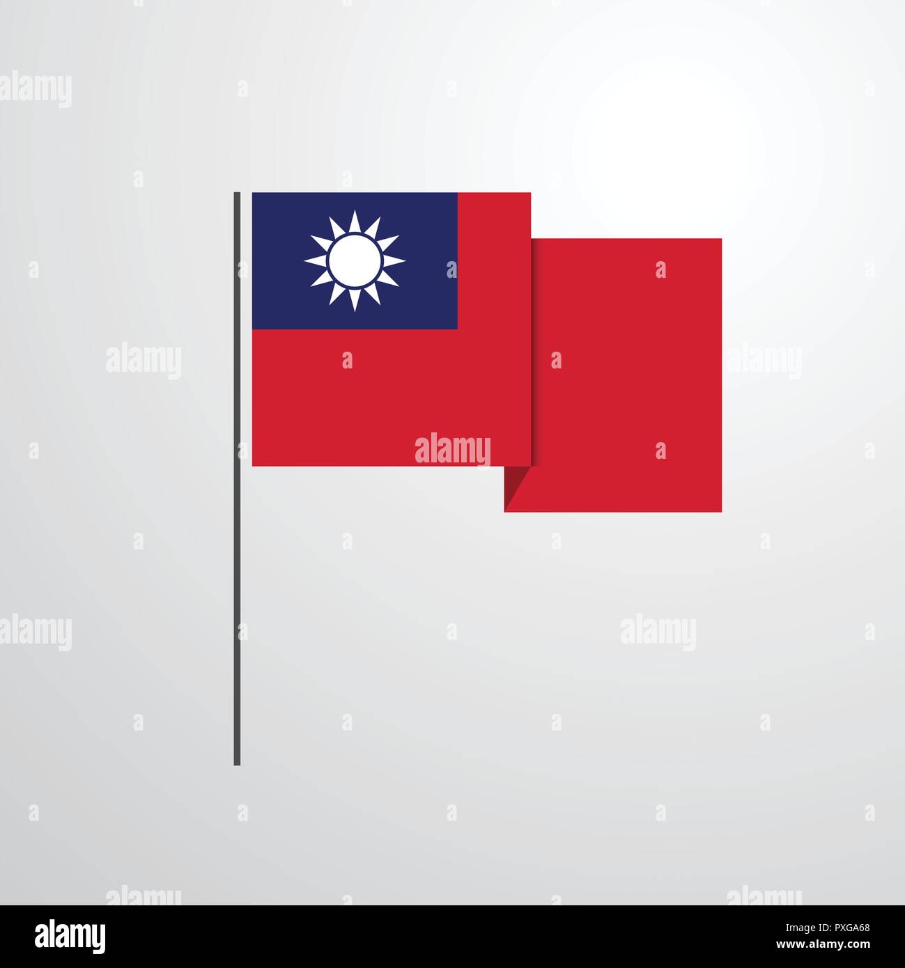 Taiwan Flag Pole Stock Vector Images - Alamy