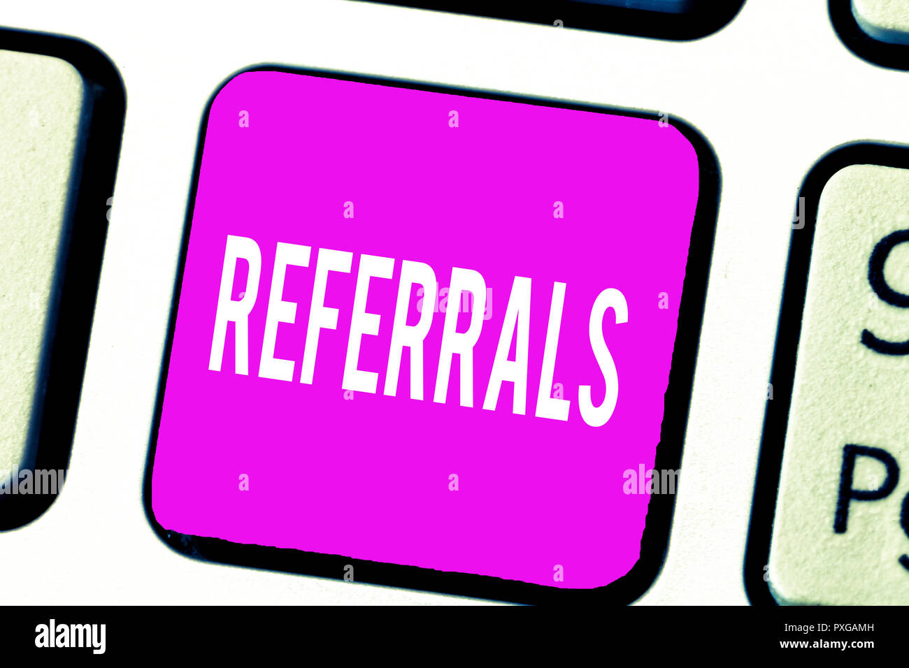 Referral referal reference hi-res stock photography and images - Alamy
