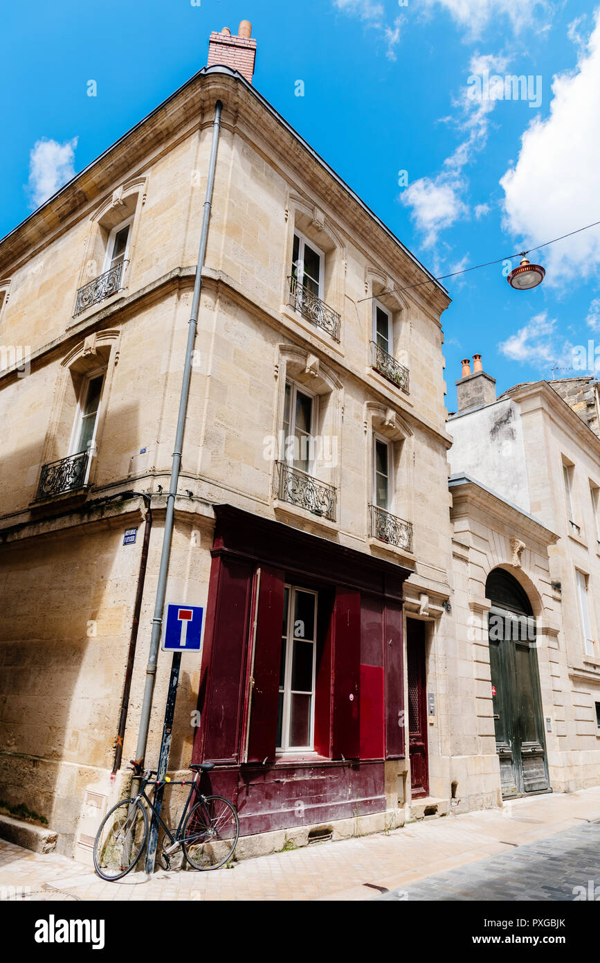 French style town centre street architecture hi-res stock photography ...