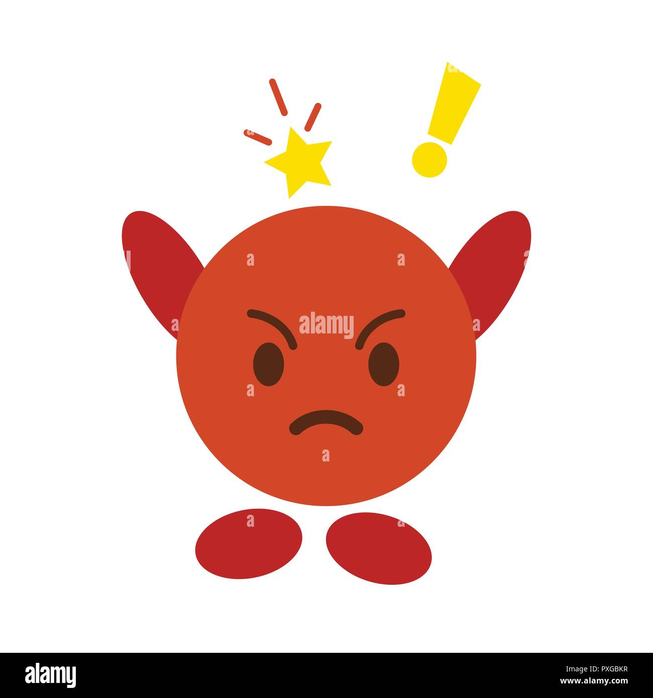 Angry emoji icon design vector Stock Vector Image & Art - Alamy