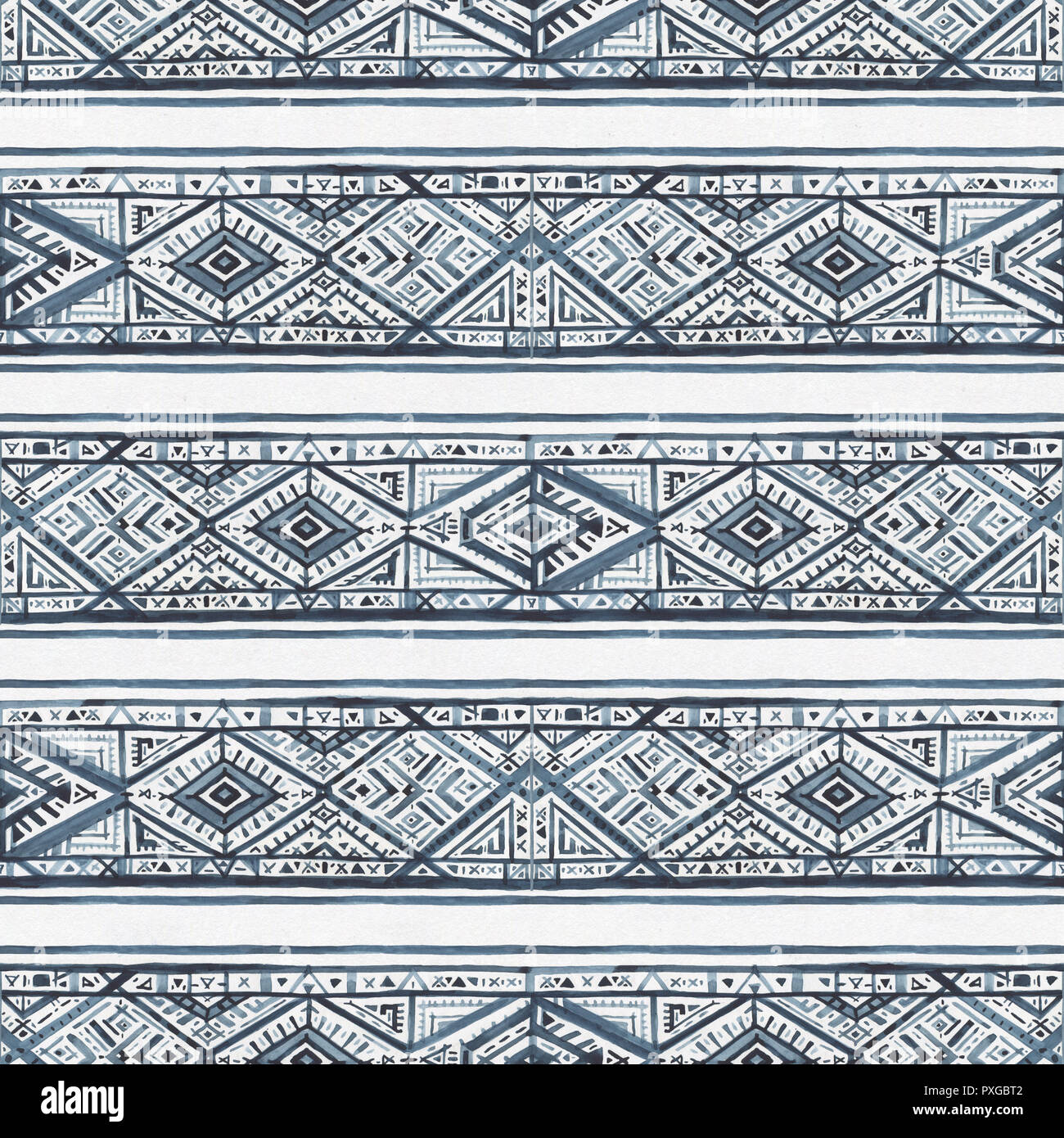 Abstract geometric print, tribal design Stock Photo - Alamy