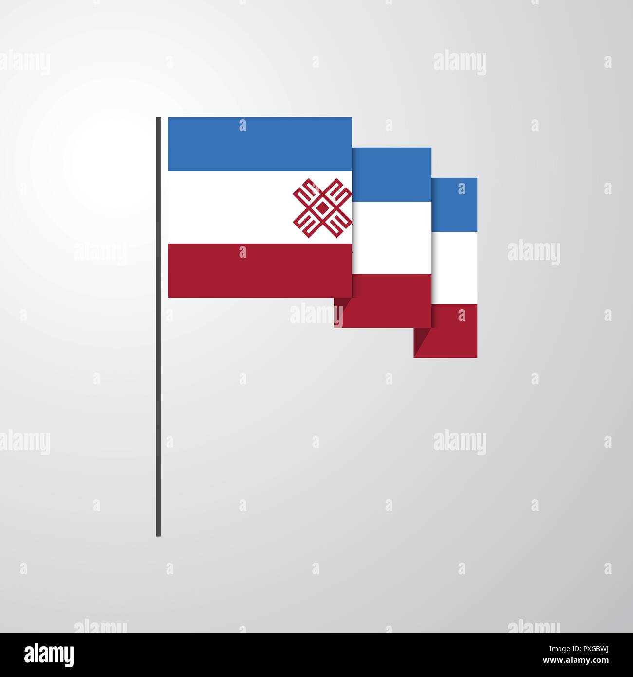 Mari el flag Stock Vector Images - Alamy