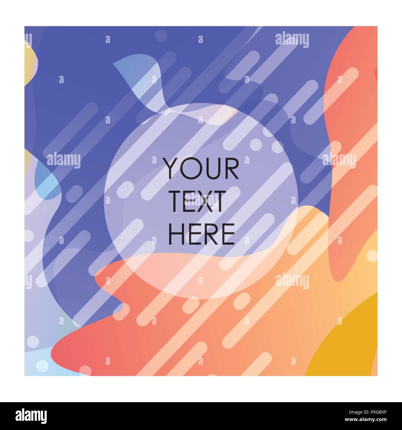 Colorful background with typography design vector Stock Vector Image ...