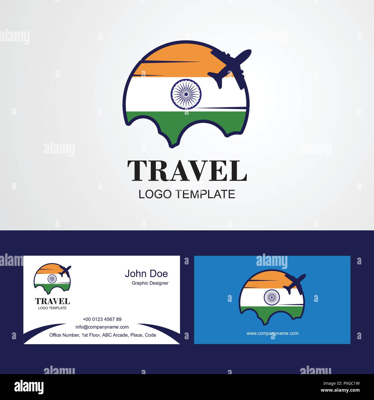 Ind business logo Stock Vector Images - Alamy