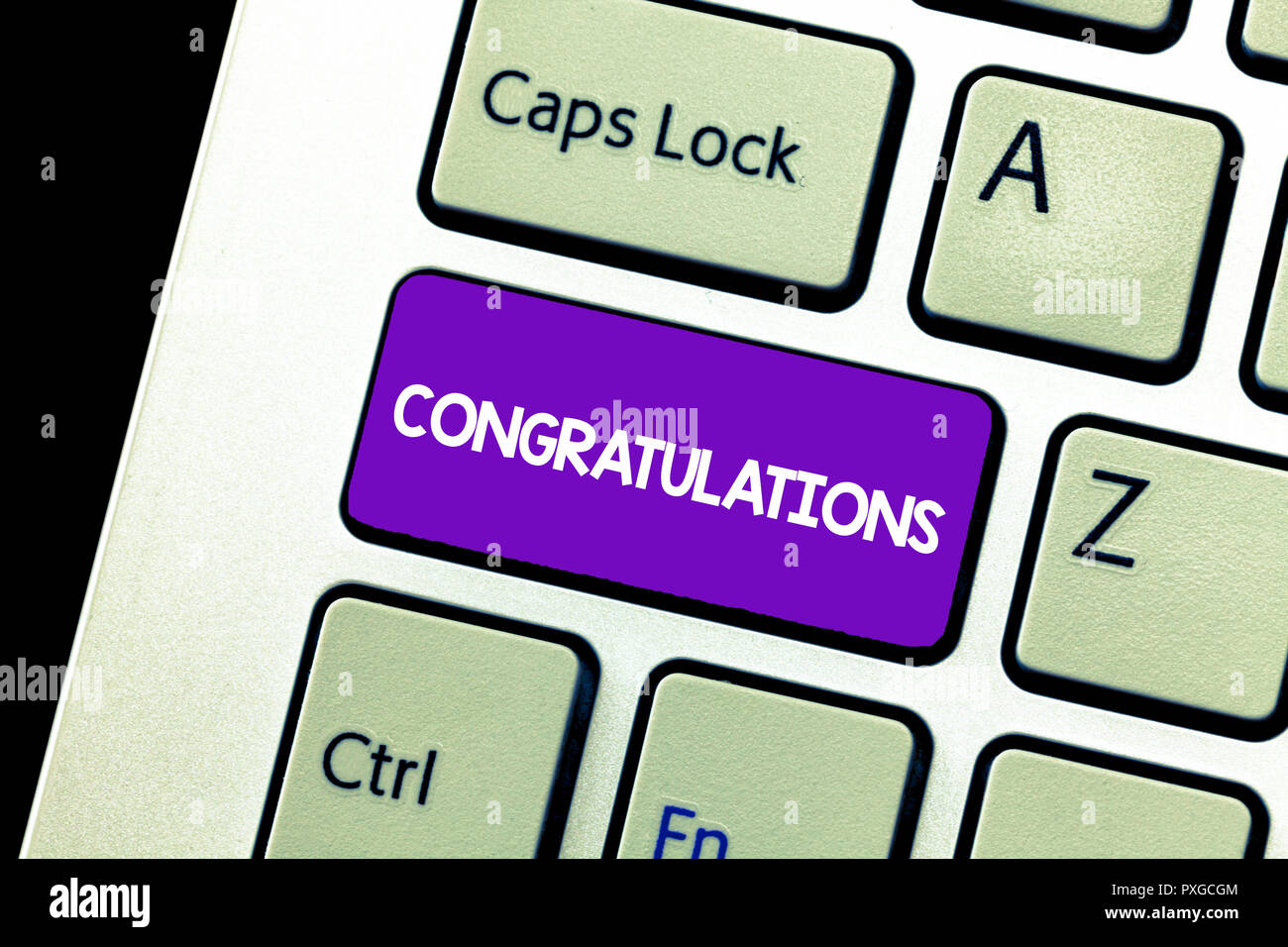 Text sign showing Congratulations. Conceptual photo Expressing praise ...