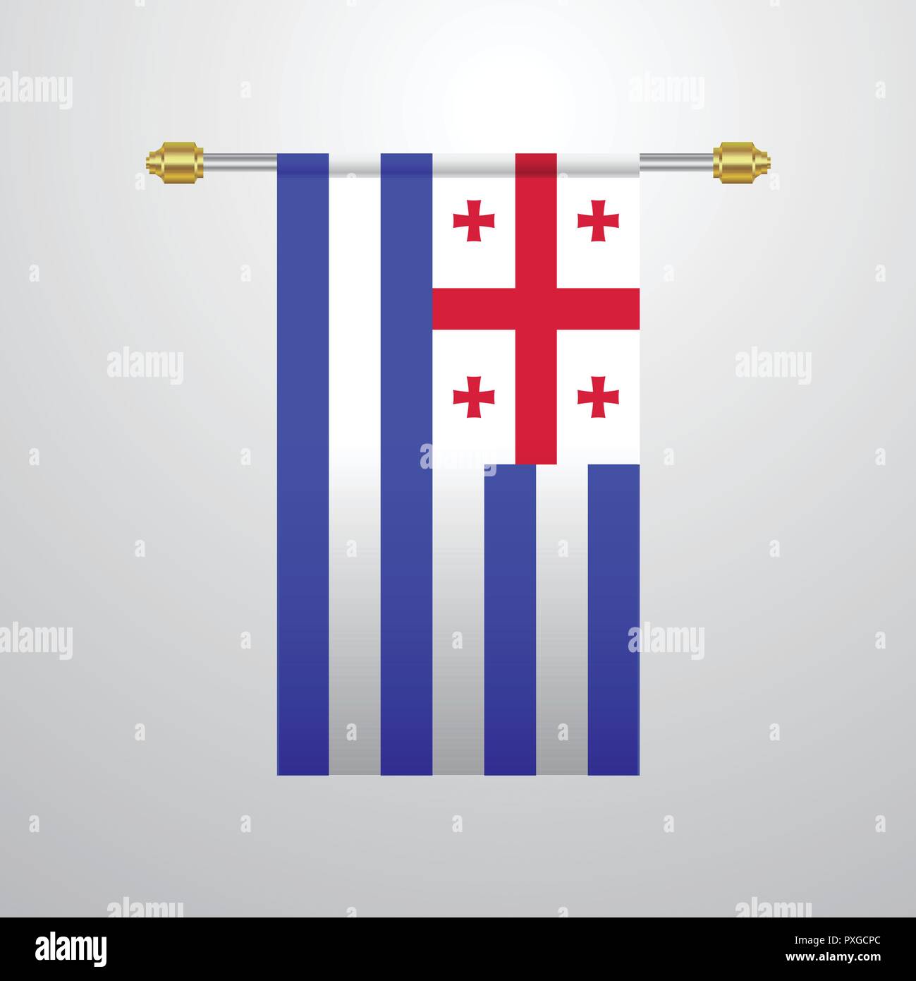 Flag of ajaria hi-res stock photography and images - Alamy