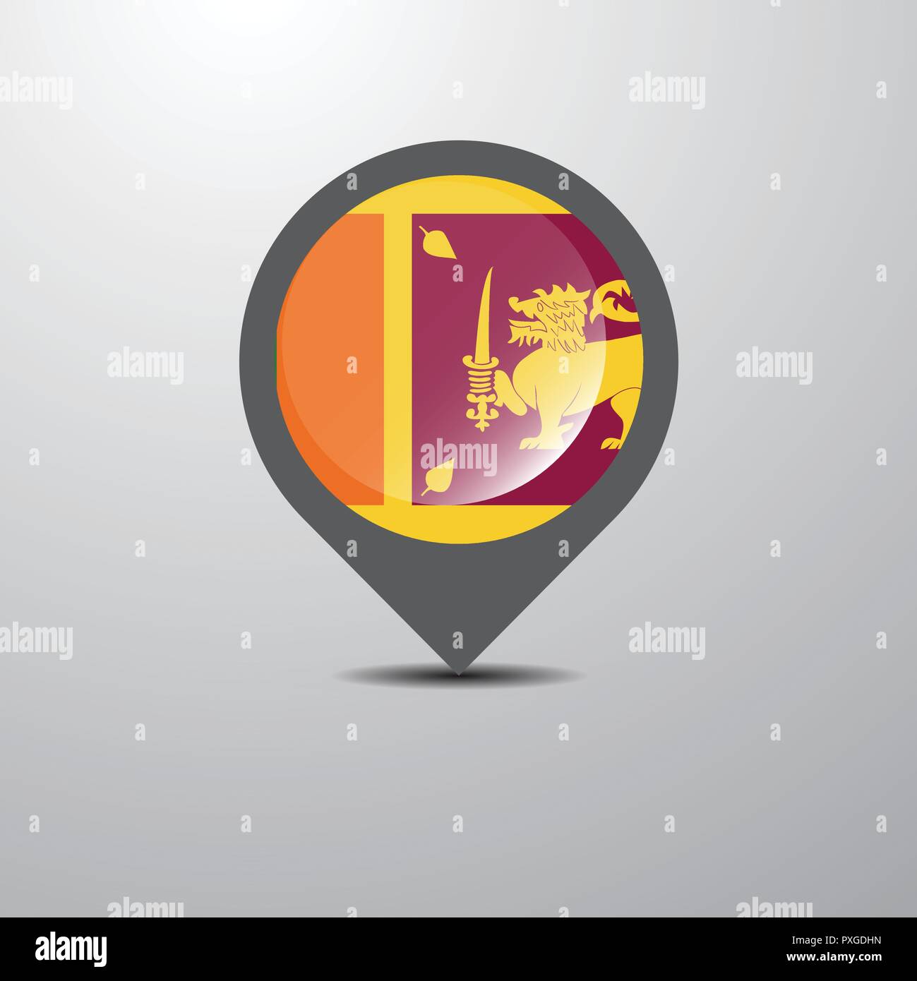 Srilanka map hi-res stock photography and images - Alamy