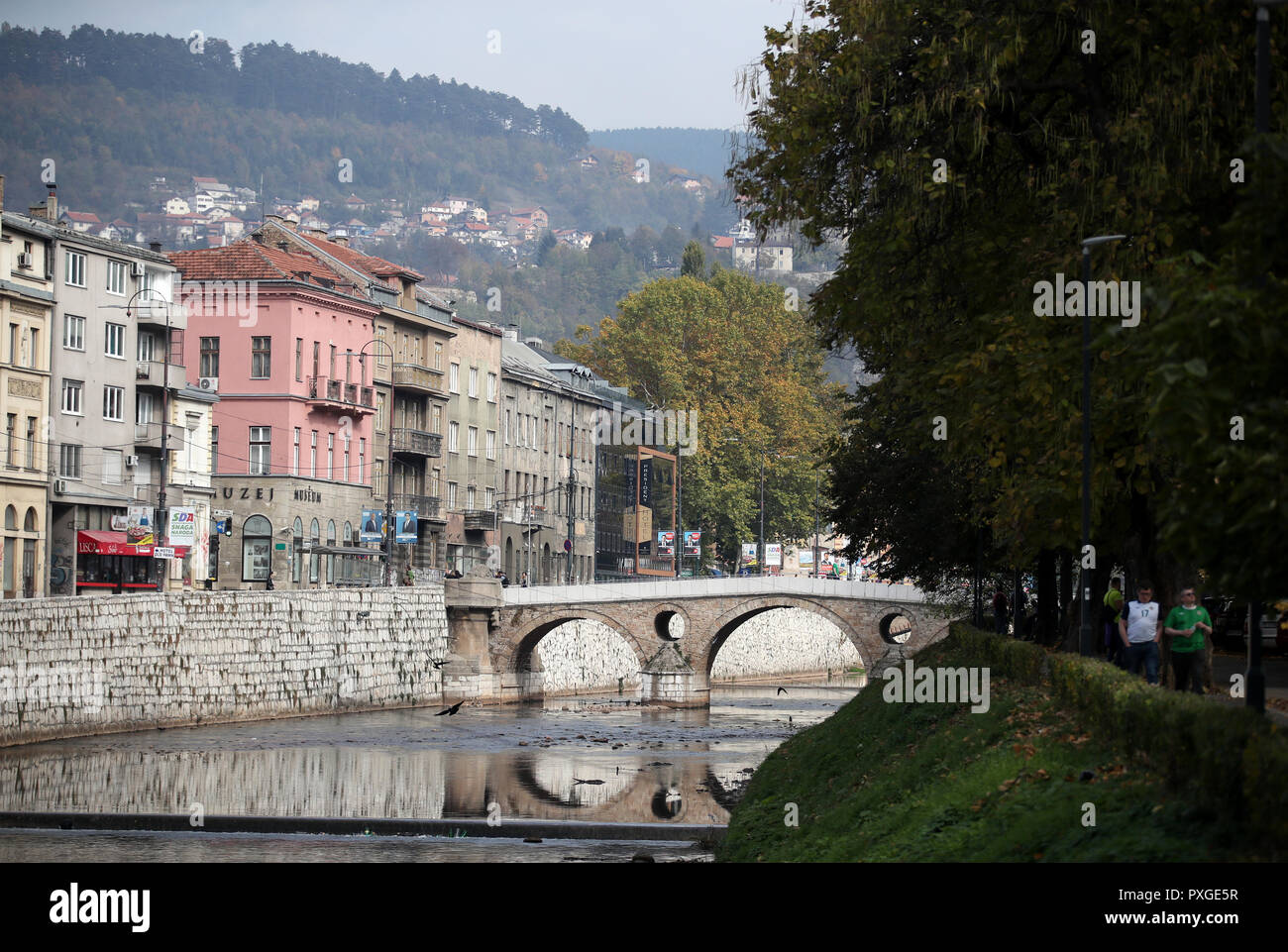 The Latin Bridge in Sarajevo Stock Photo - Alamy