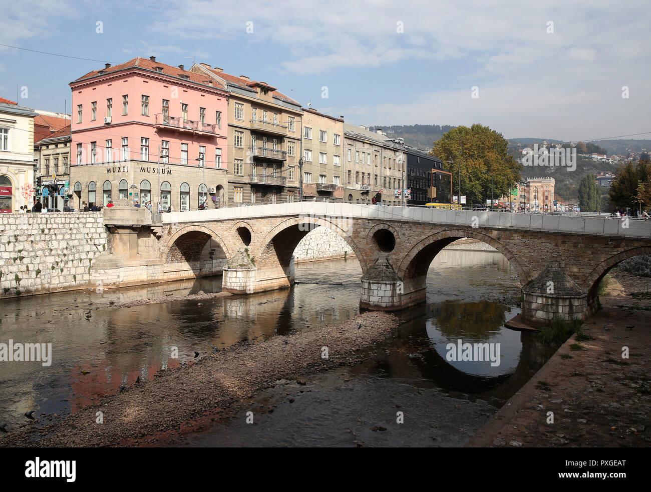The Latin Bridge in Sarajevo Stock Photo - Alamy