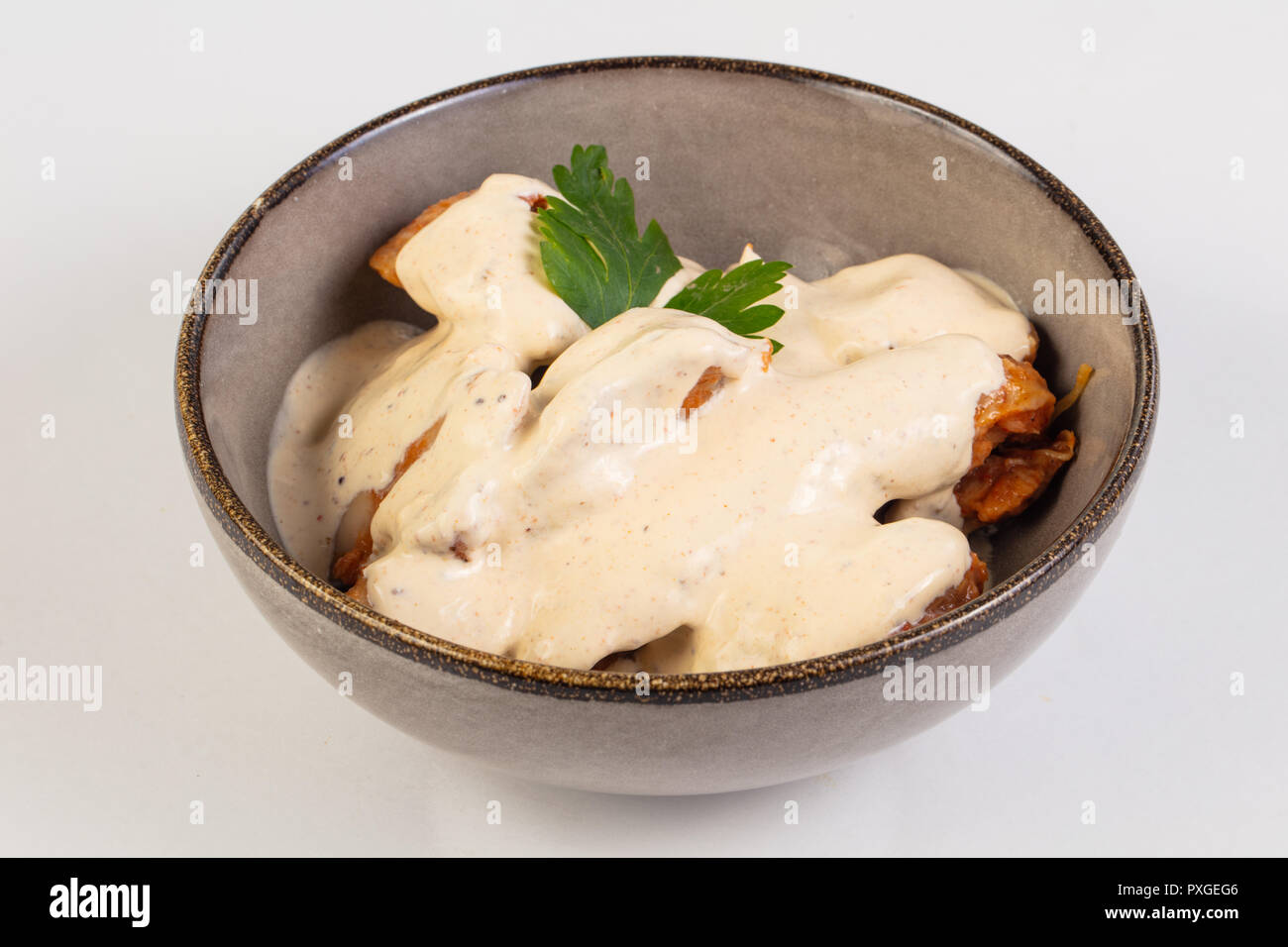 Georgian chkmeruli chicken dish hi-res stock photography and images - Alamy