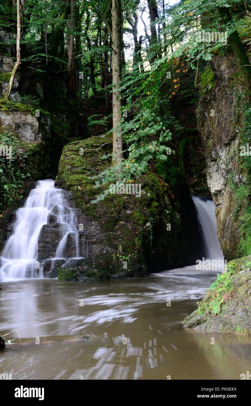Ffynone Waterfall secluded waterfall said to be the entrance to the ...
