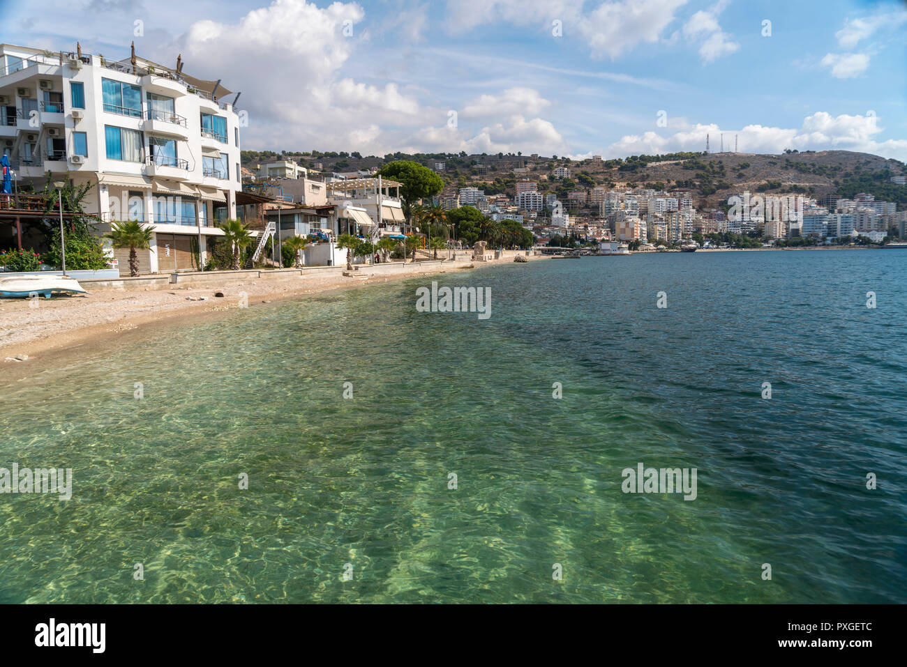 Strand in Saranda, Albanien, Europa | the beach in Sarande, Albania ...
