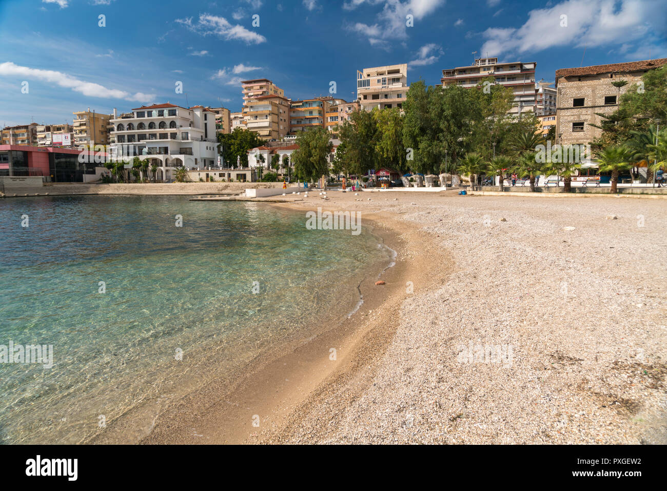 Strand in Saranda, Albanien, Europa | the beach in Sarande, Albania ...
