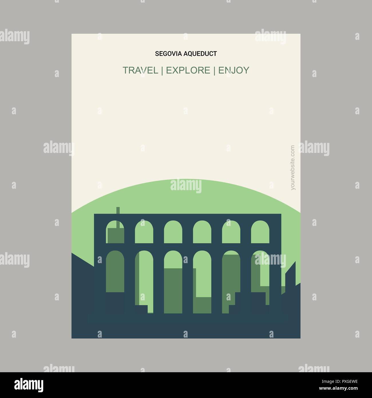 Modern aqueduct Stock Vector Images - Alamy