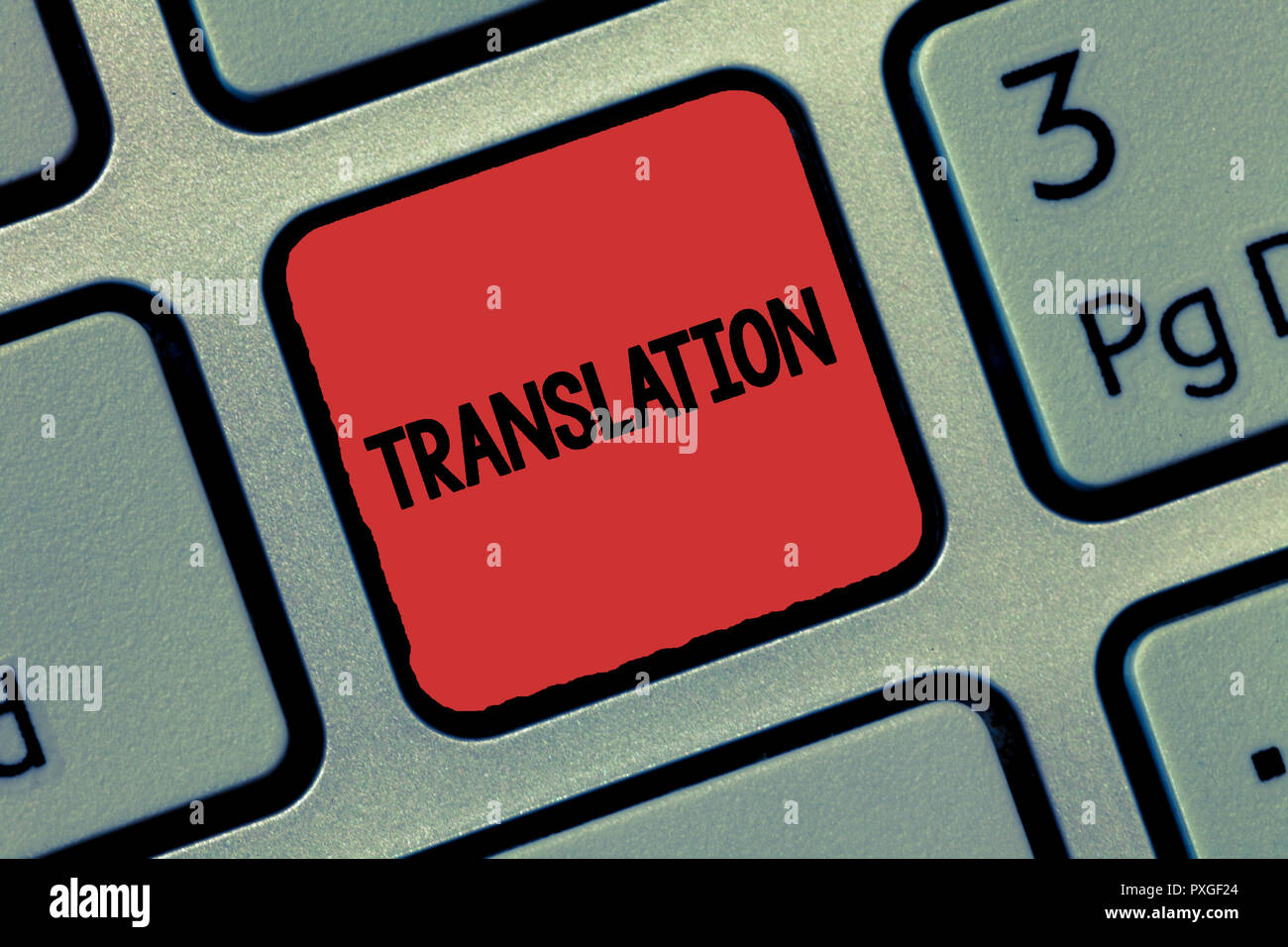 Text sign showing Translation. Conceptual photo Process of translating ...