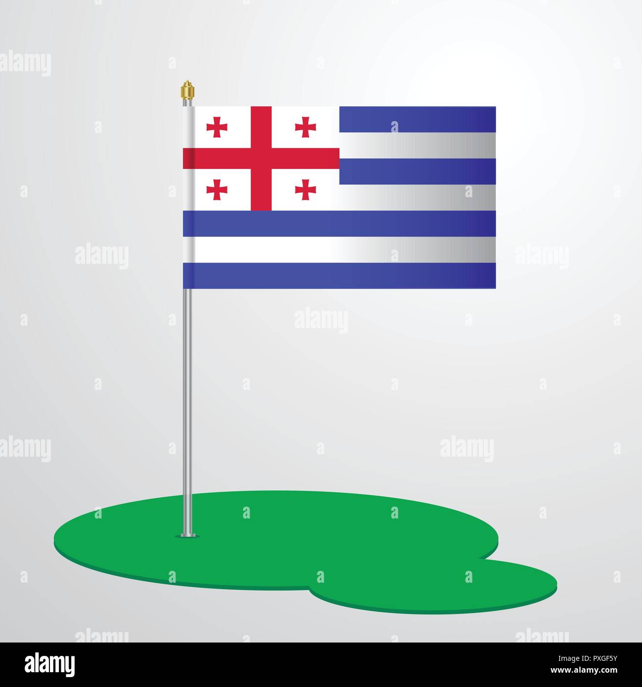 Ajaria flag hi-res stock photography and images - Alamy