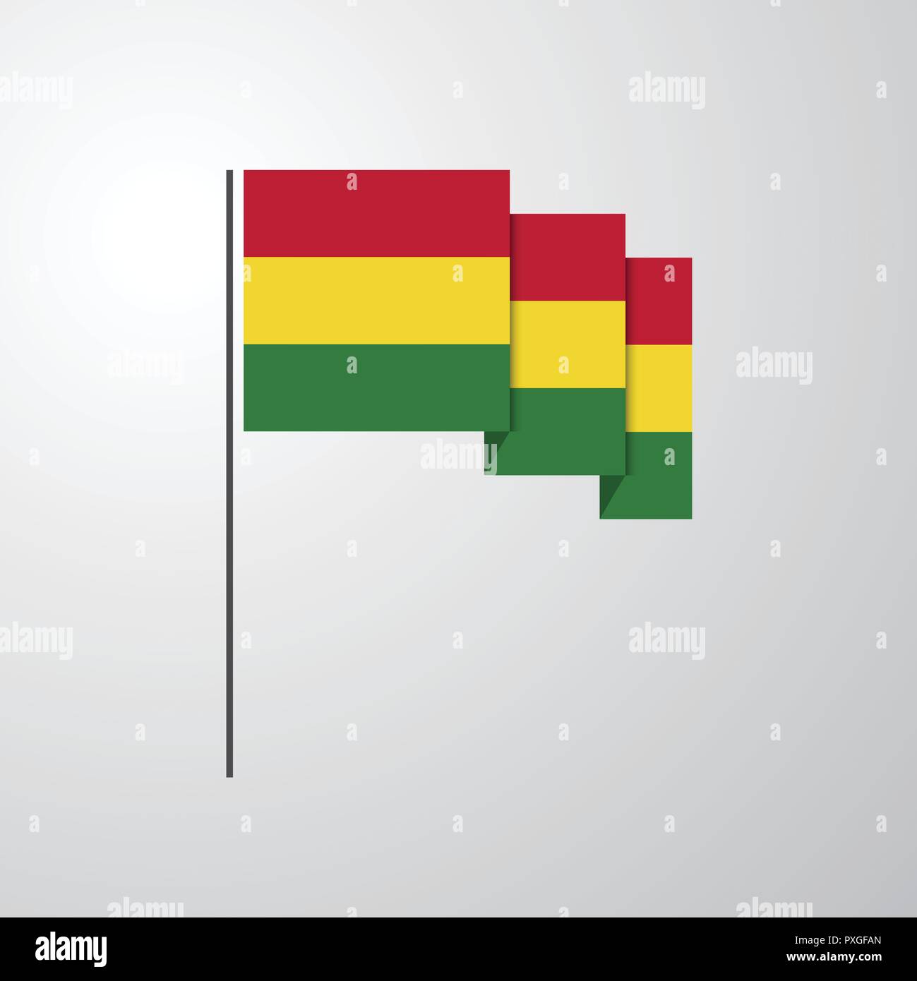 Bolivia flagpole vector hi-res stock photography and images - Alamy