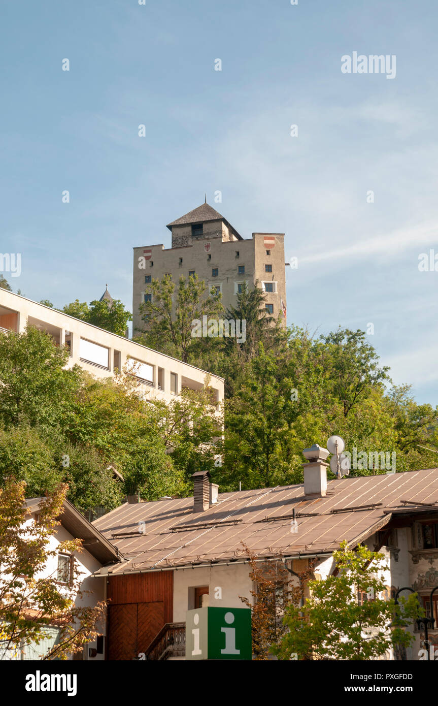 Schloss Landeck (Landeck Castle and museum), Tyrol, Austria Stock Photo ...