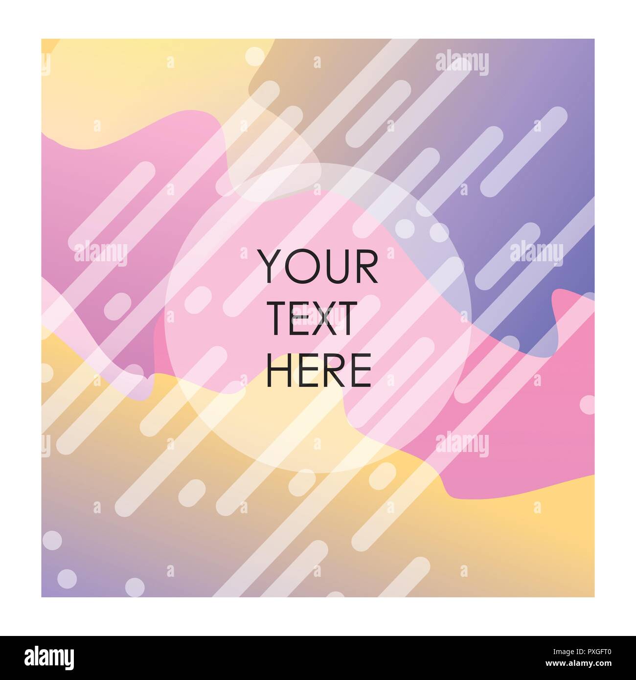 Colorful background with typography design vector Stock Vector Image ...