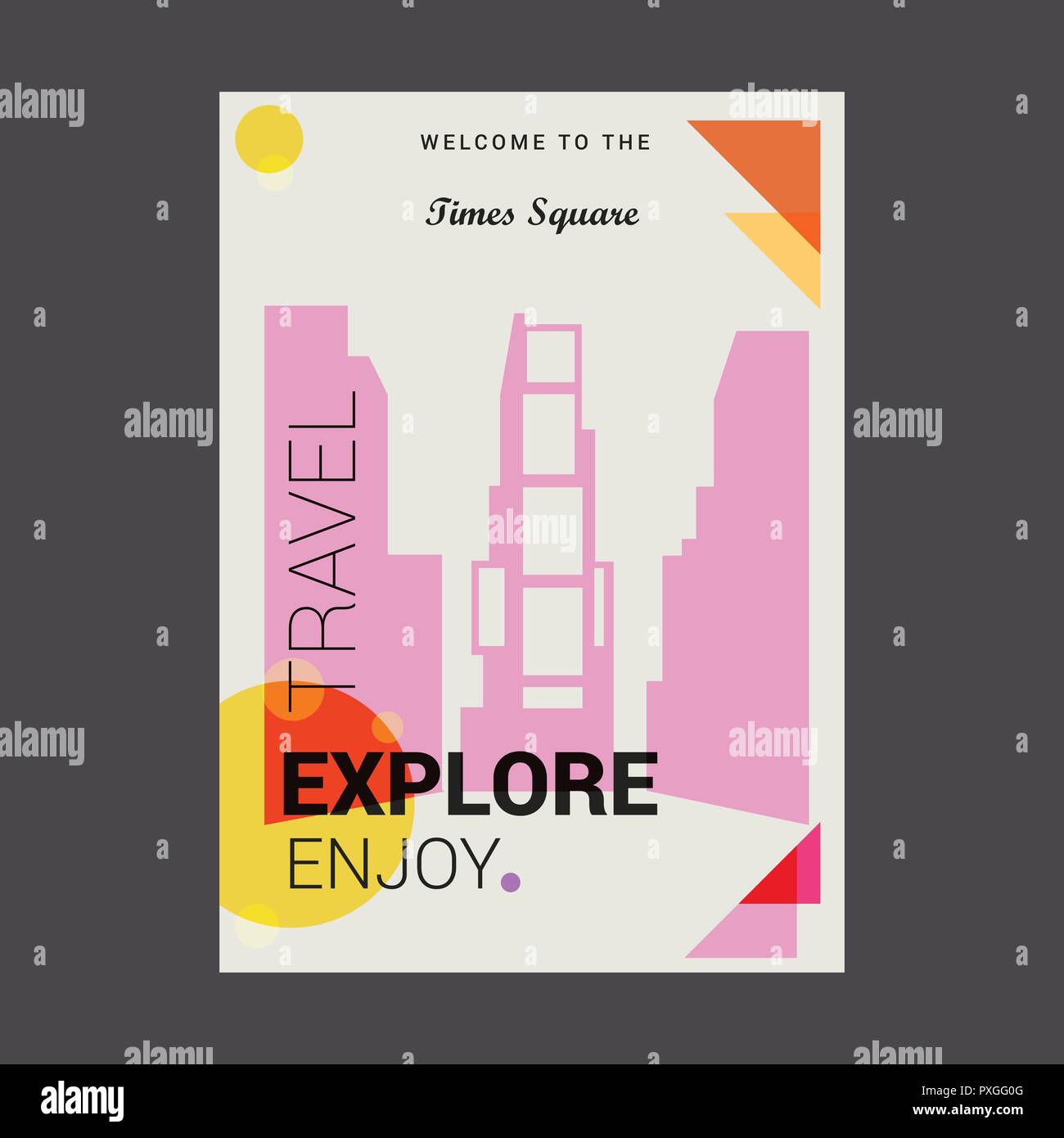 Time times square Stock Vector Images - Alamy