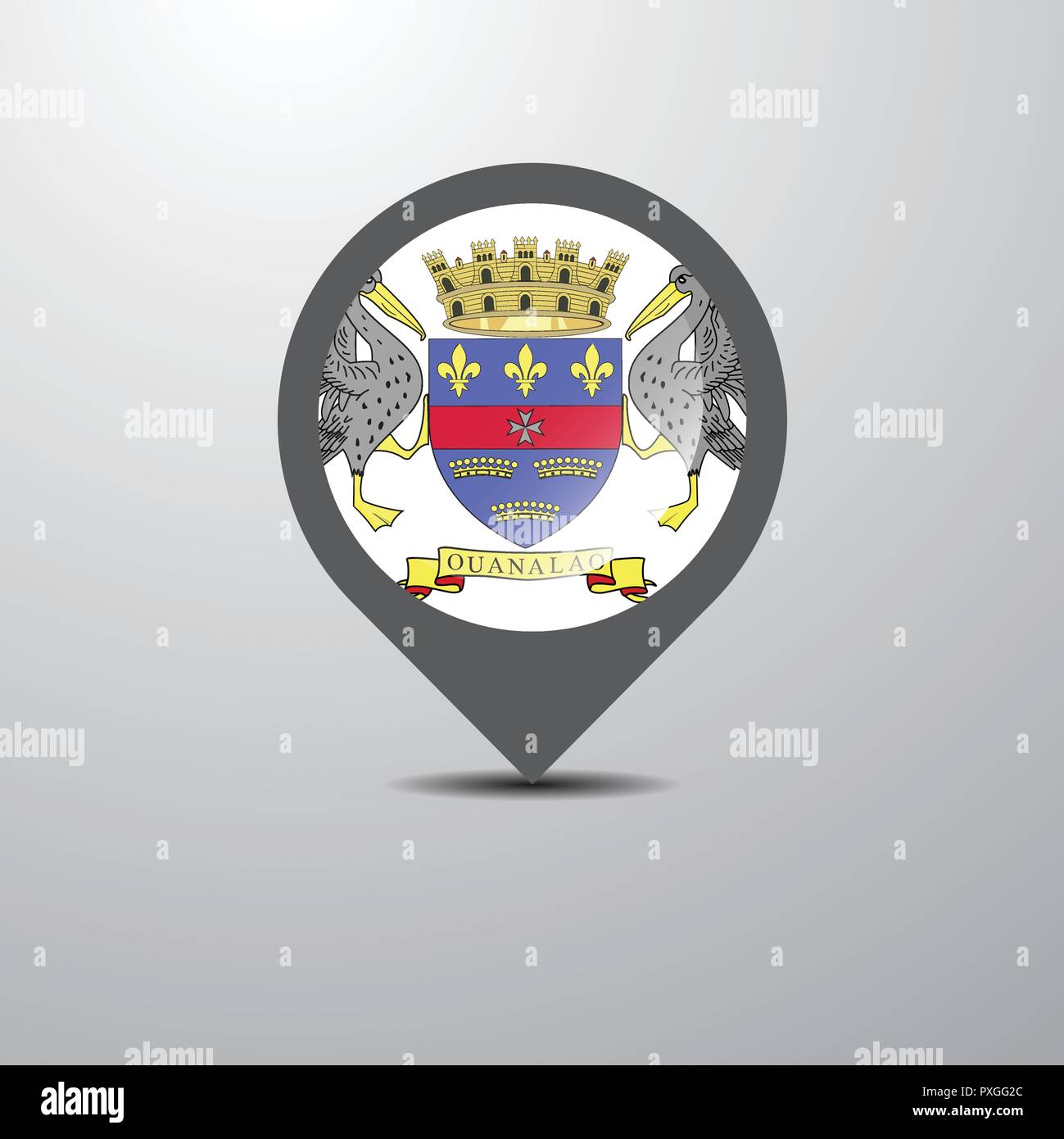 Map of saint barthelemy hi-res stock photography and images - Alamy