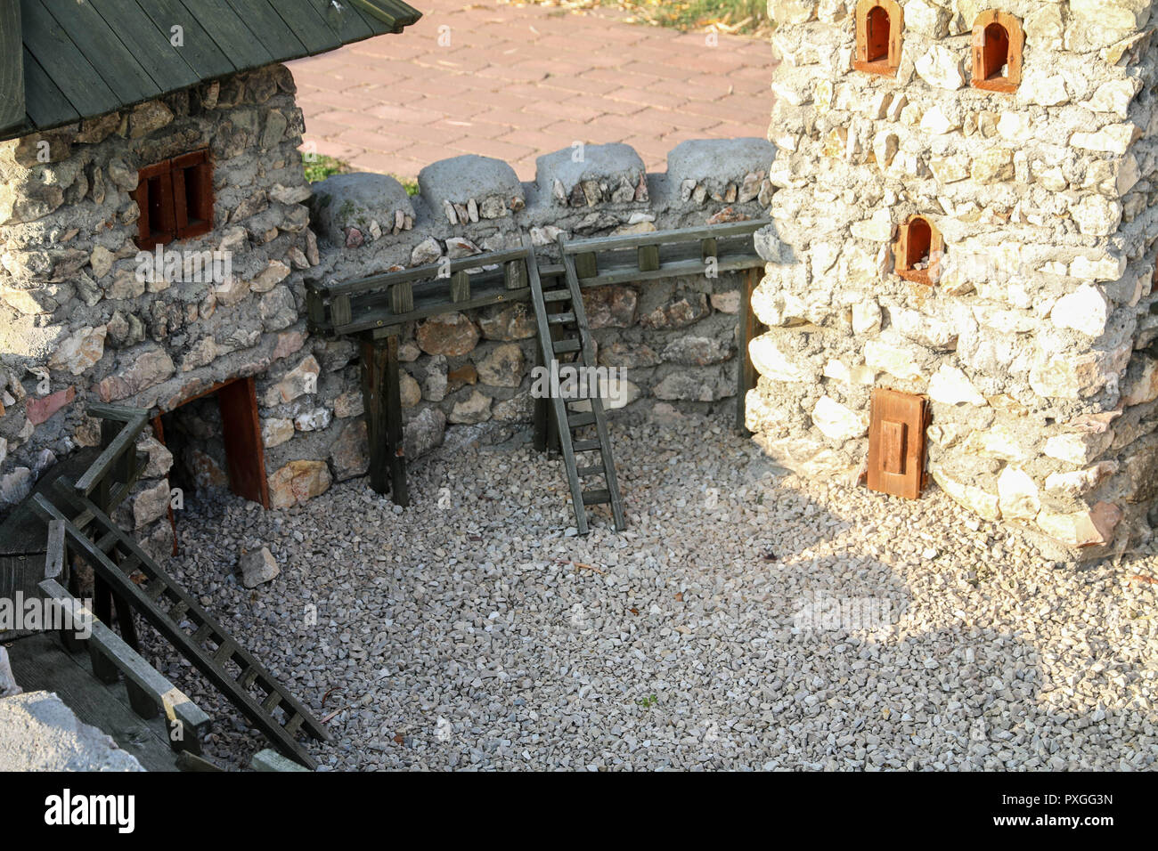 Guiness World Record holder Dinnyes, Hungary with 35 miniature replicas ...